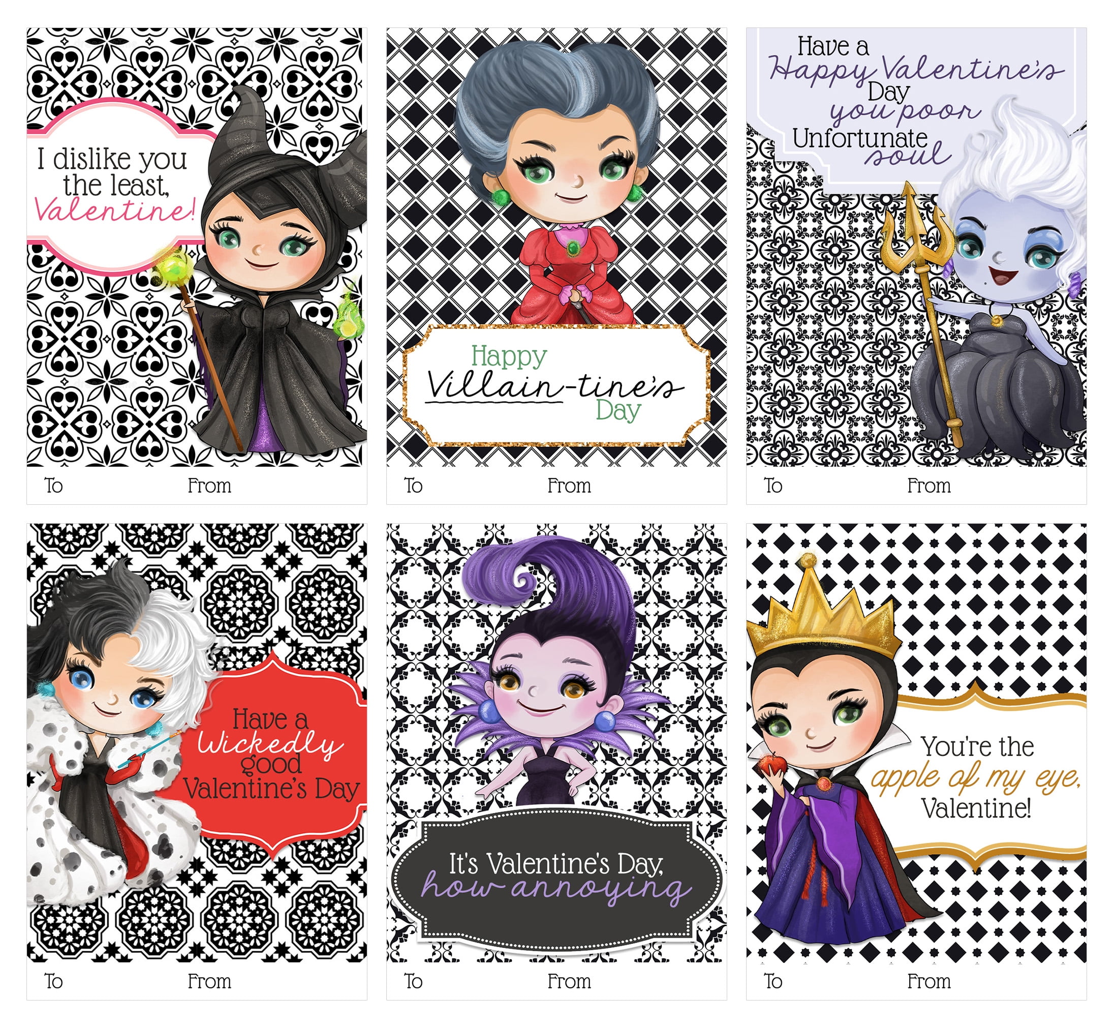 Silly Goose Gifts Mistresses of Evil Villains Themed Valentines Day ...