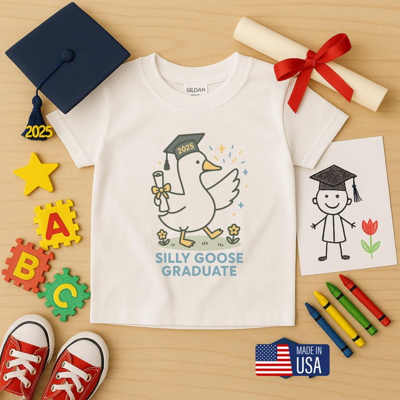 Silly Goose Graduate Tee – Funny Preschool Graduation Shirt - Walmart.com