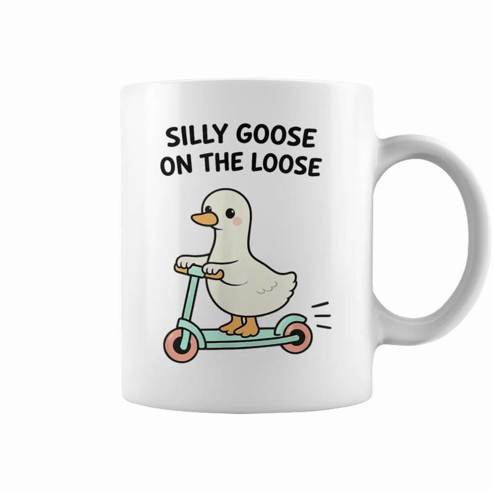 Silly Goose On The Loose Meme Kawaii Girls Women Coffee Mugs - Walmart.com
