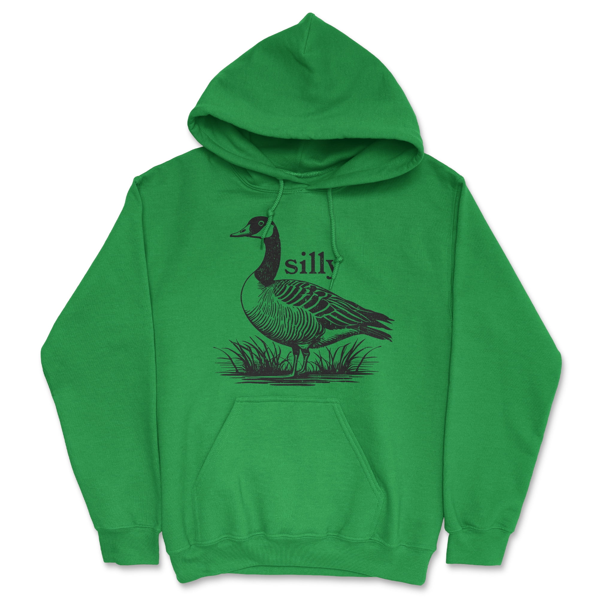 Silly Goose Unisex Hoodie Funny Sarcastic Geese Graphic Novelty Hooded ...
