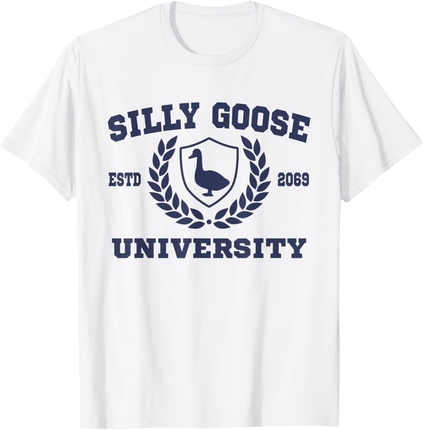 Silly Goose University Funny Meme School Silly Goose T-Shirt - Walmart.com
