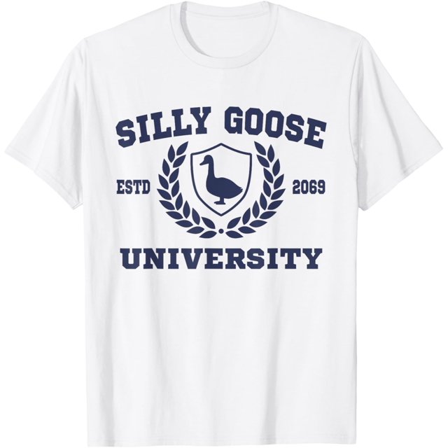Silly Goose University Funny Meme School Silly Goose T-Shirt - Walmart.com