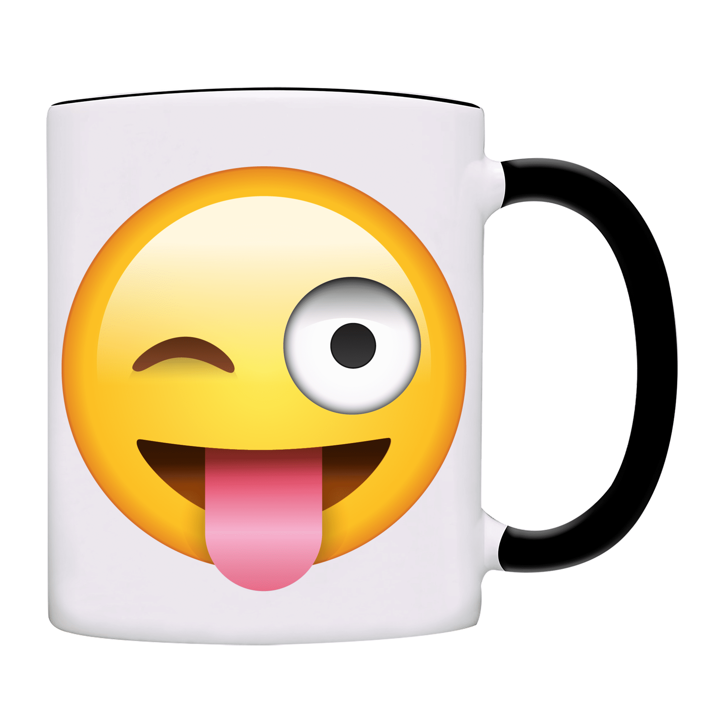 Silly Looking Face Text Image We send each other Coffee Mug-0156-Black ...