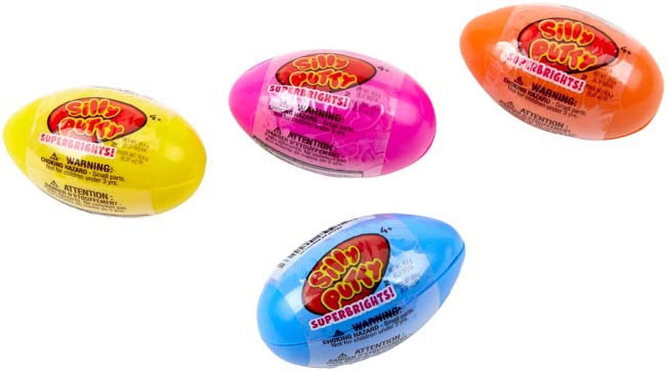 Silly Putty - Single Egg Assorted Super Brights - Walmart.com