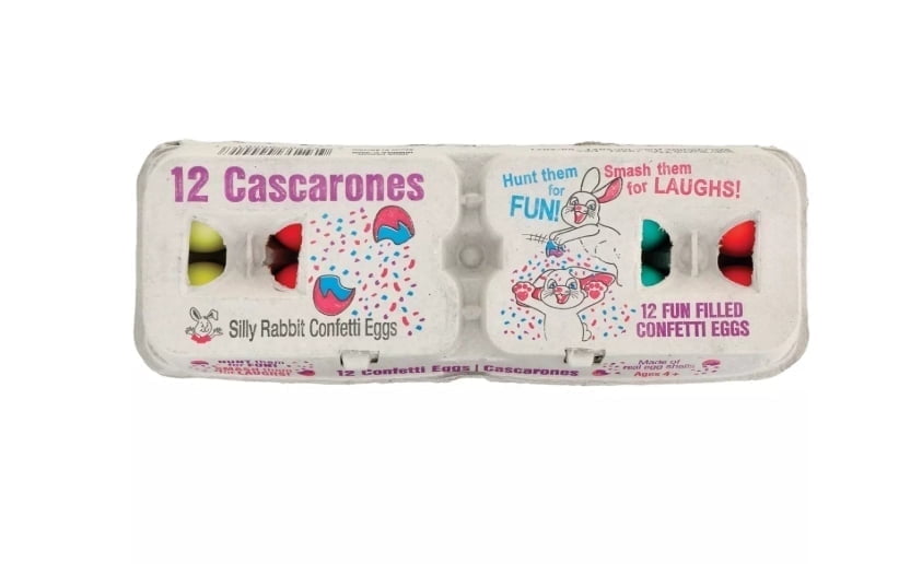 Silly Rabbit Cascarones Confetti Filled Eggs - 1 Dozen - Walmart.com