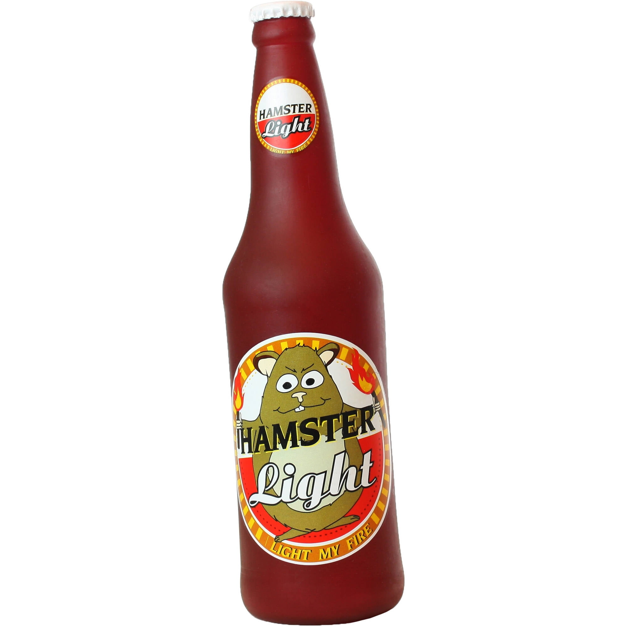 Silly Squeaker Beer Bottle Hamster Light, Squeaky Novelty Dog Toy ...