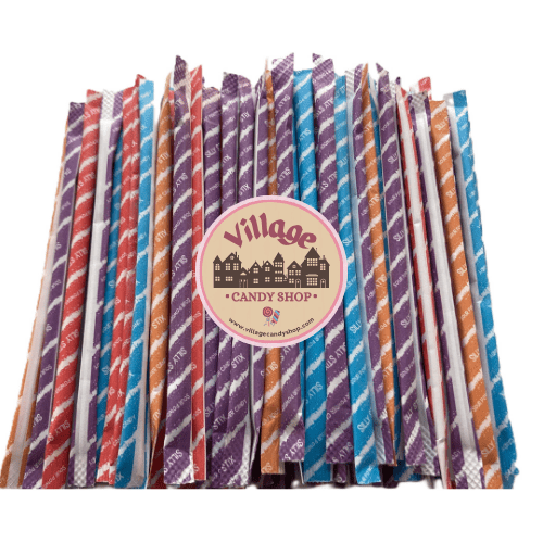 Silly Stix Candy Straws - 80 Ct - Sour Filled Candy Powder - Assorted ...