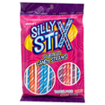 Silly Stix Sour Filled Powder Candy Straws, Tropical, Cherry, Grape ...