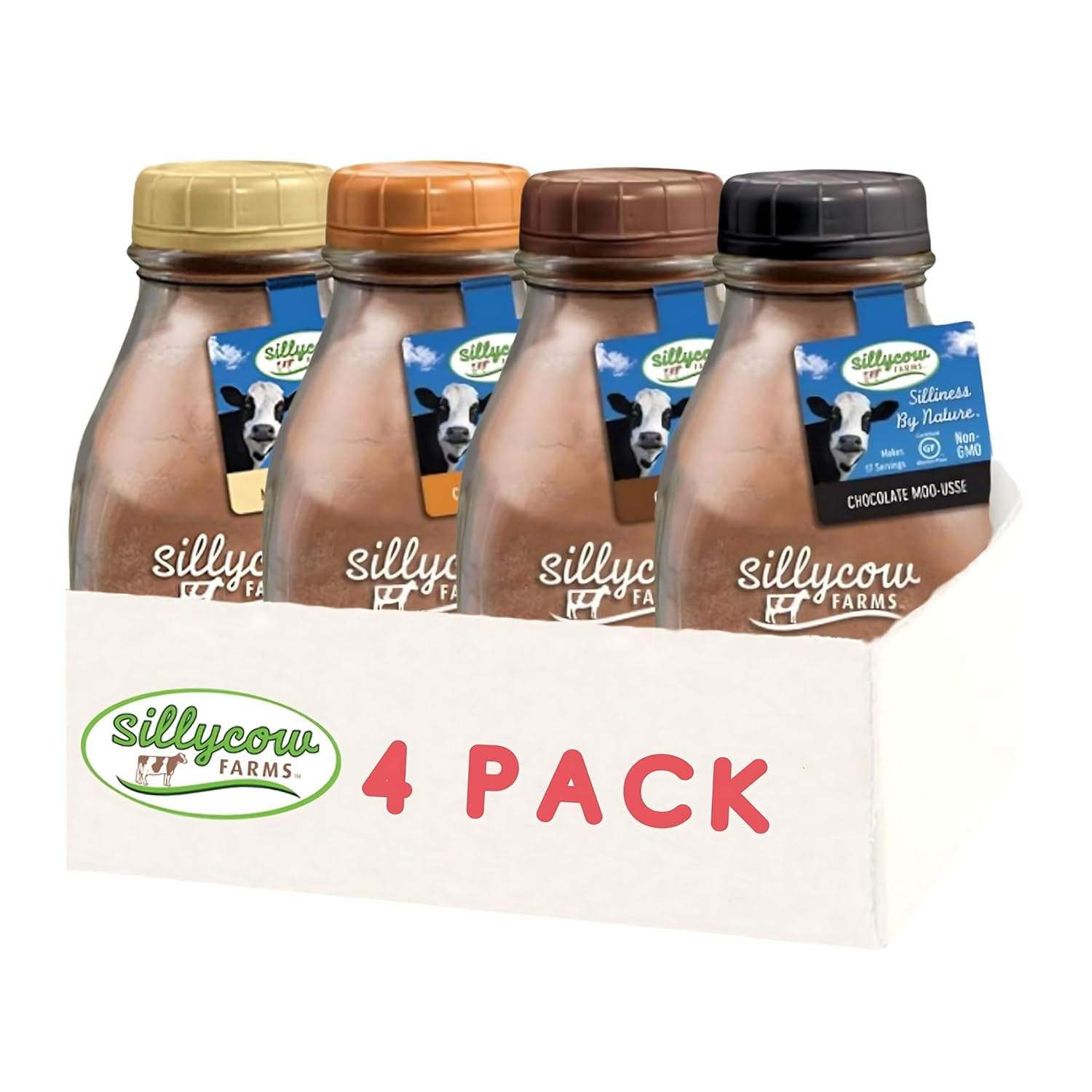 SillyCow Farms Hot Chocolate Variety Pack - Marshmallow Swirl ...