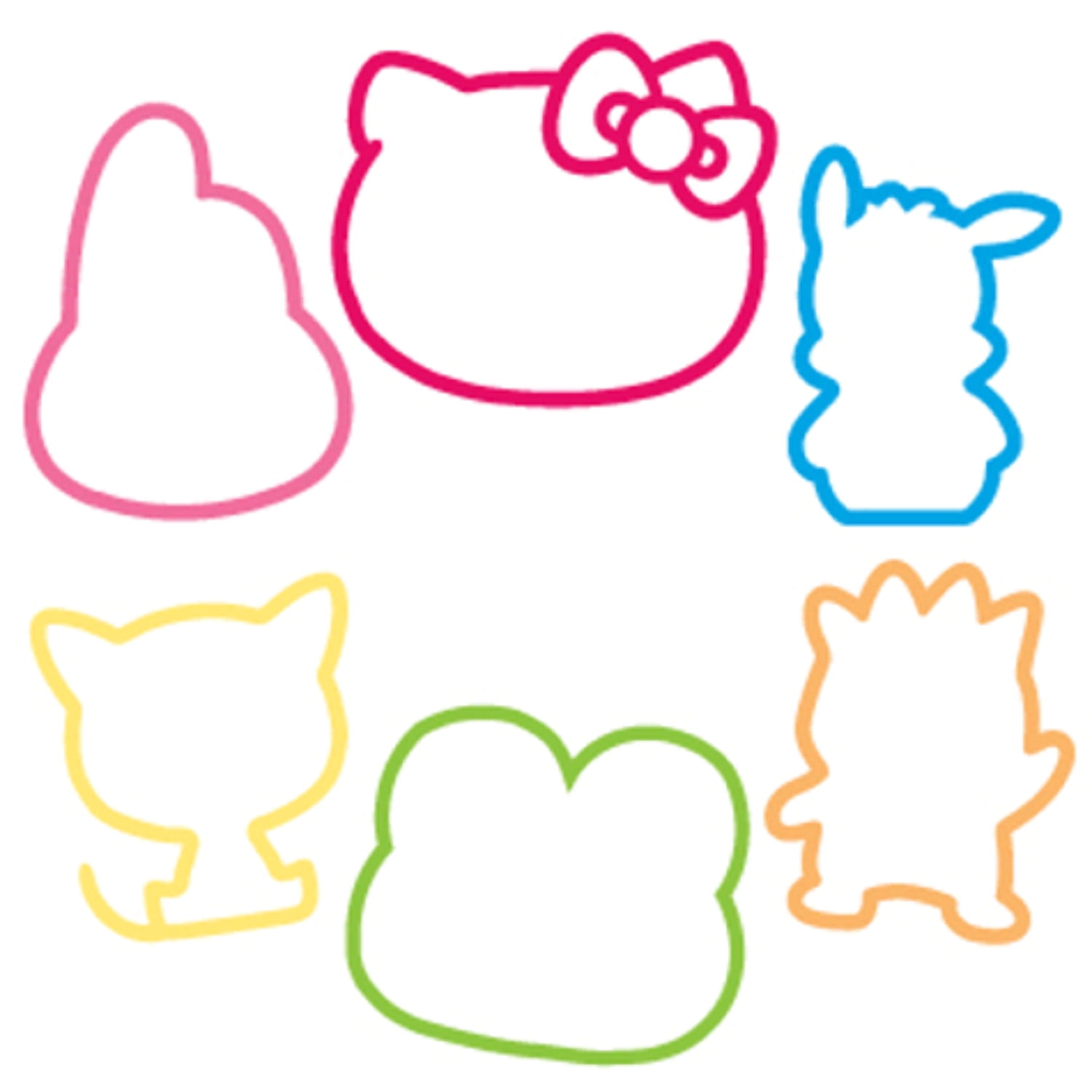 Silly Bandz - Pulseras de Goma - Hello Kitty - Pack Chile | Ubuy