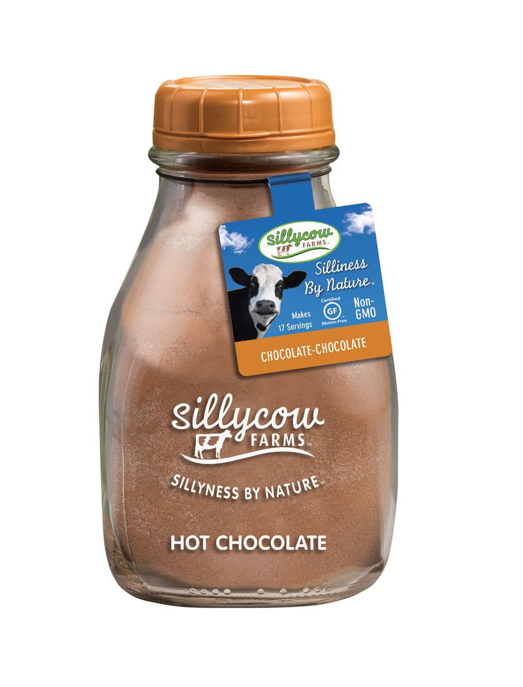 Sillycow Farms Gluten Free, Non-GMO, Double Chocolate Hot Cocoa Mix, 16 ...