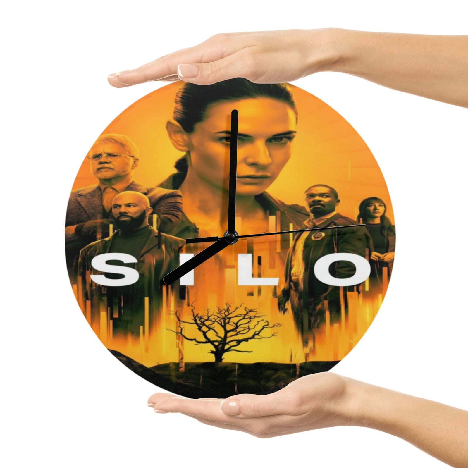 Silo MDF Wall Clock（11.6"） - Walmart.com
