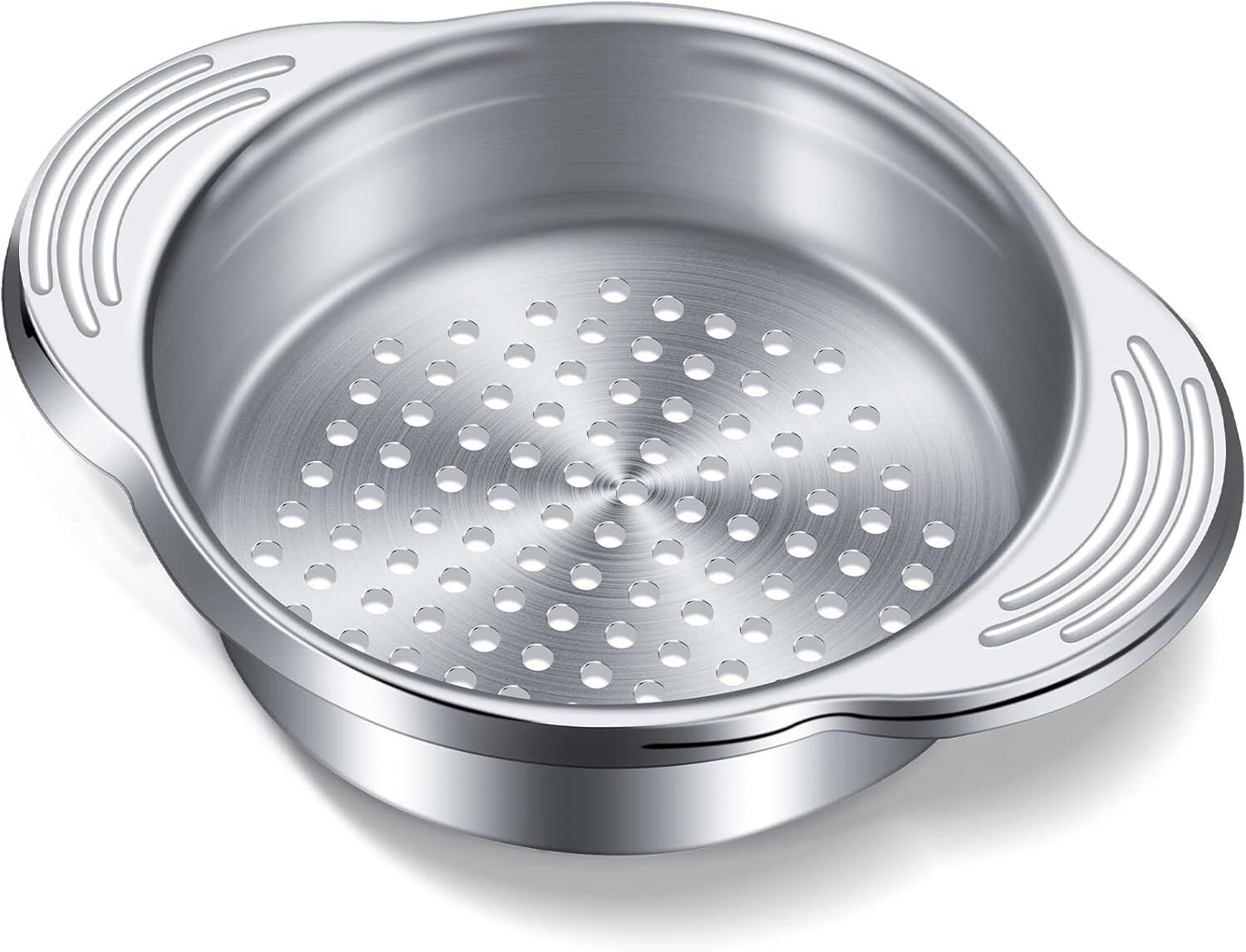 Siloon 1 Piece Tuna Can Strainer Stainless Steel Food Strainer Sieve ...
