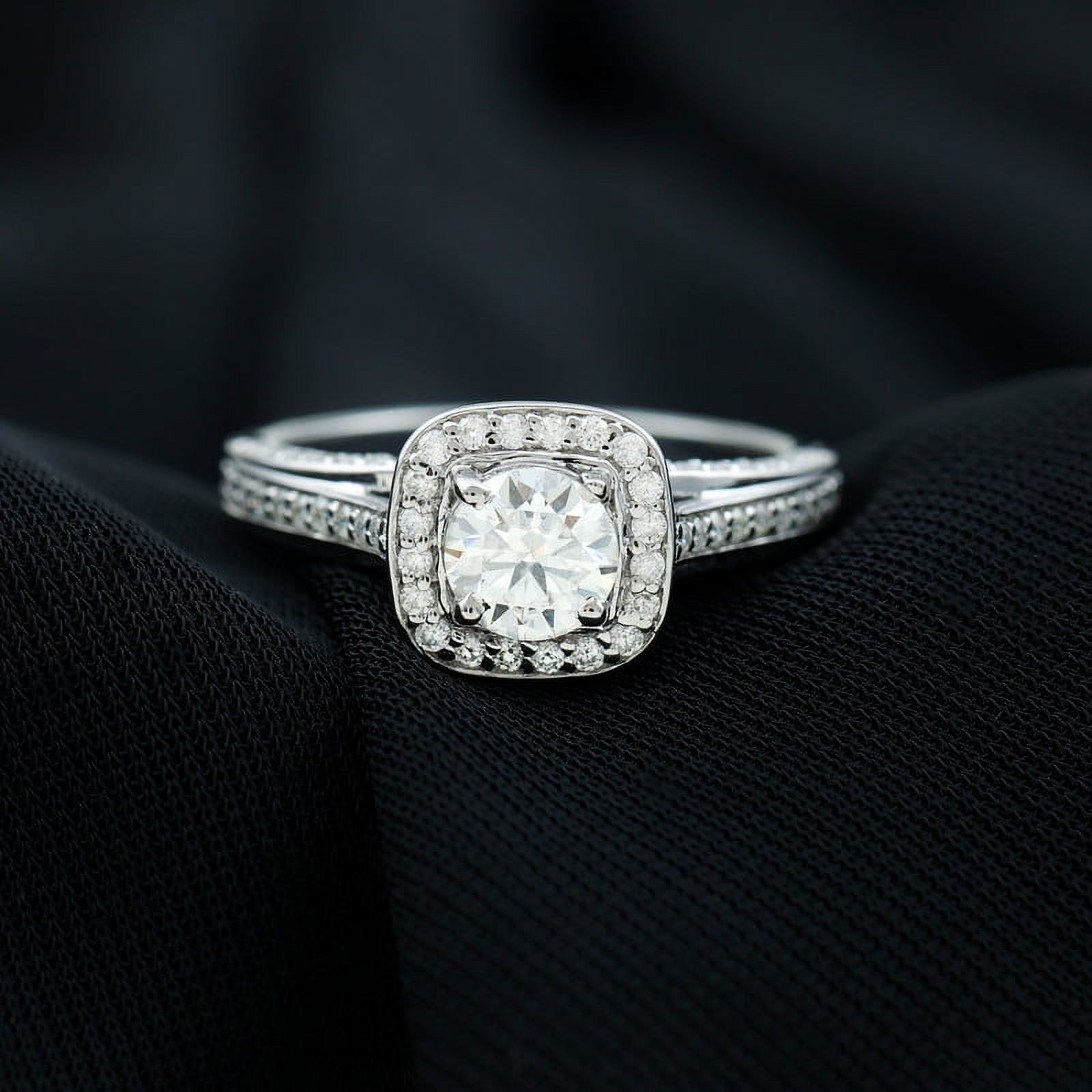 Silvago Jewel 14K White Gold Plated Ring - 1.8 Ct Oval Cut Diamond Ring ...