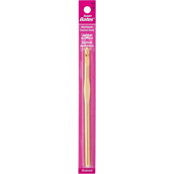 Susan Bates, Crochet Hook, 5.5" K10.5/6.5mm, Aluminum Lightweight ...