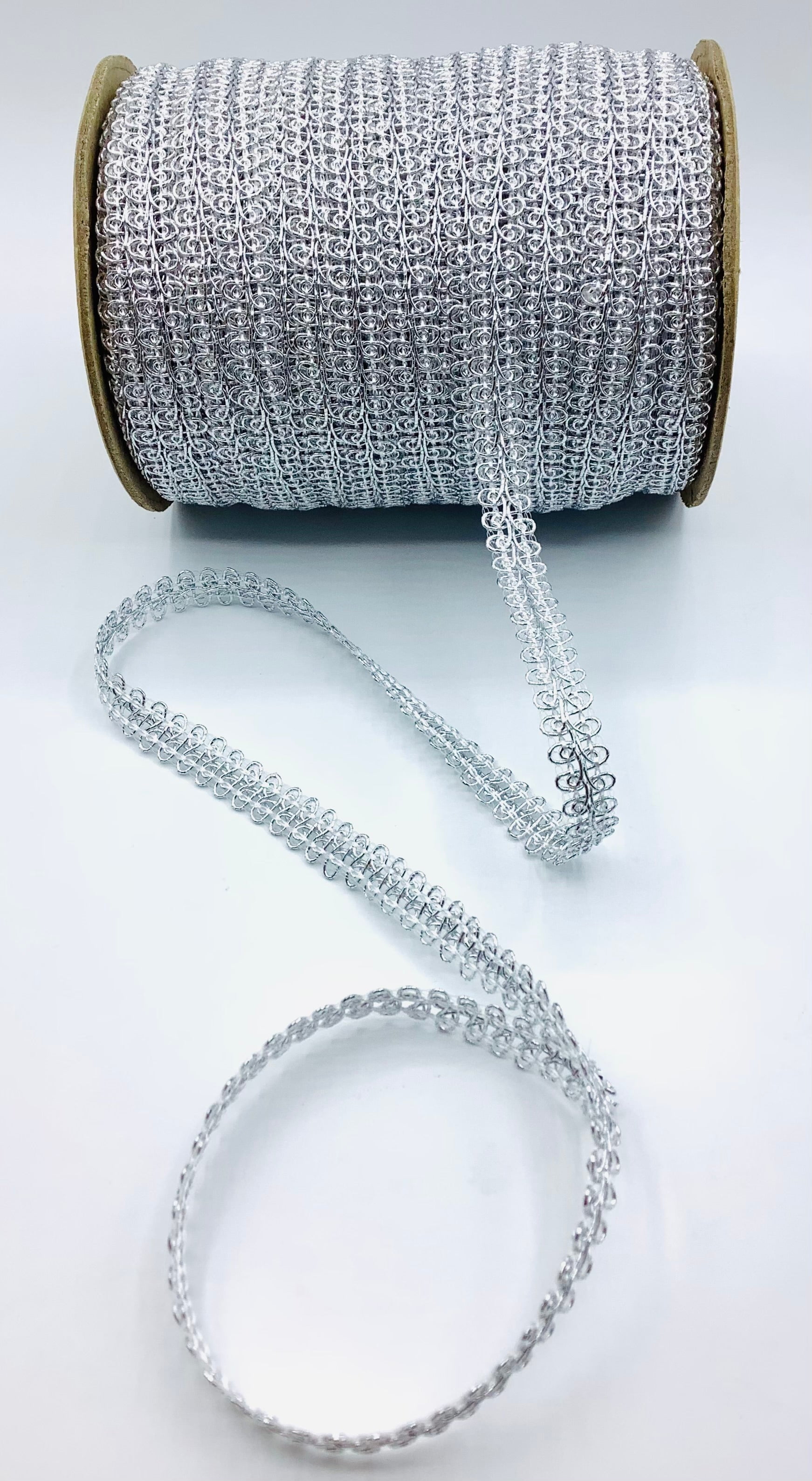 Silver 1/2" Metallic Gimp Trim - Walmart.com