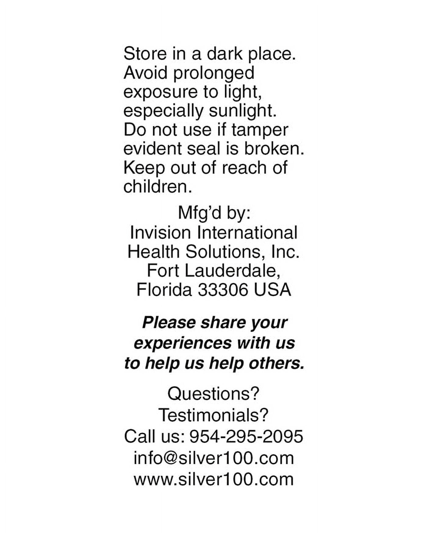 Silver 100 Ionic Silver Complex with Opti-Silver Optimized Delivery ...