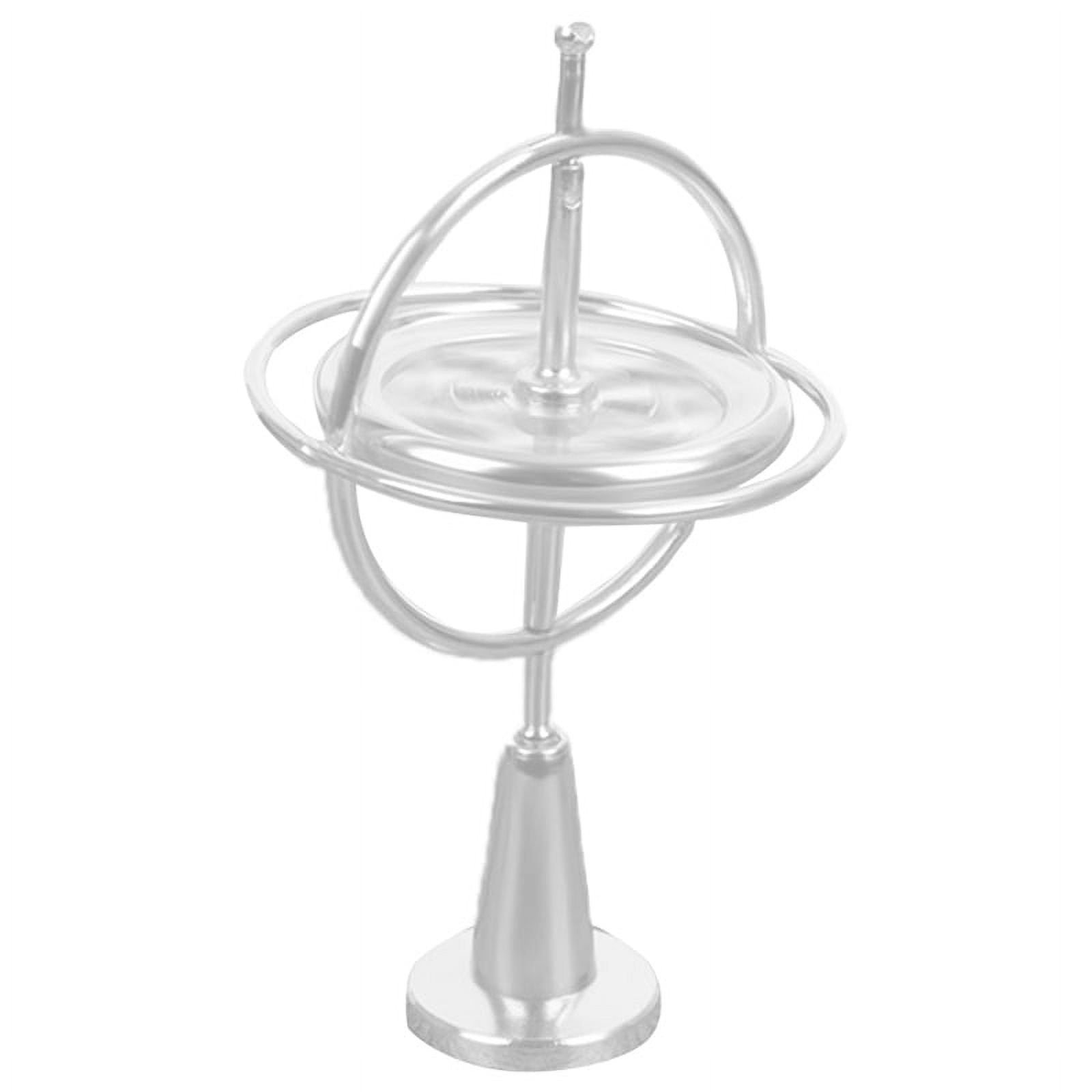 (Silver)1Pc Self-balancing Gyroscope Anti-gravity Decompression ...