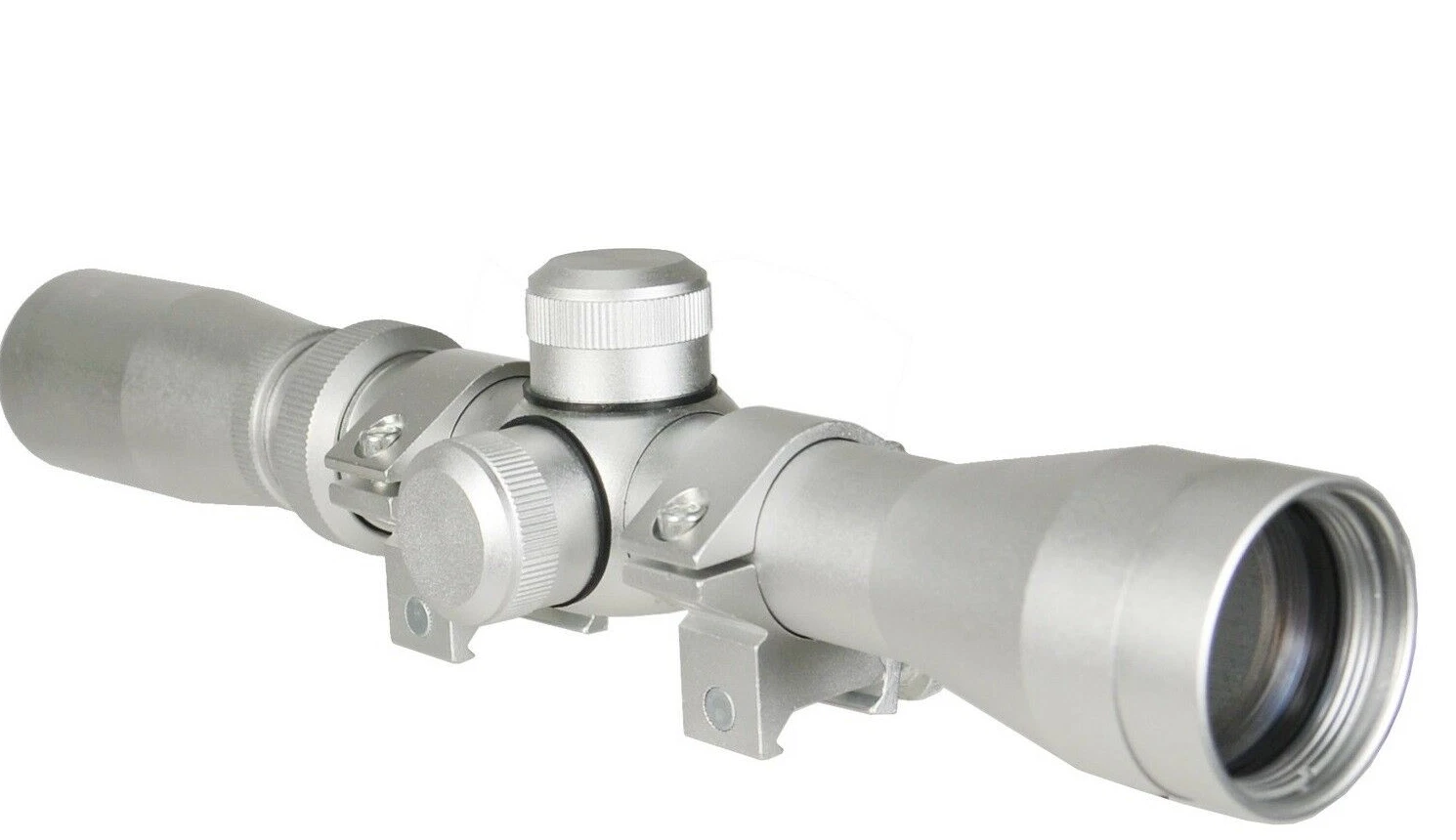 Silver 2-7x32 Long Eye Relief Scout Scope Fits Mosin Nagant 91/30, M44 ...