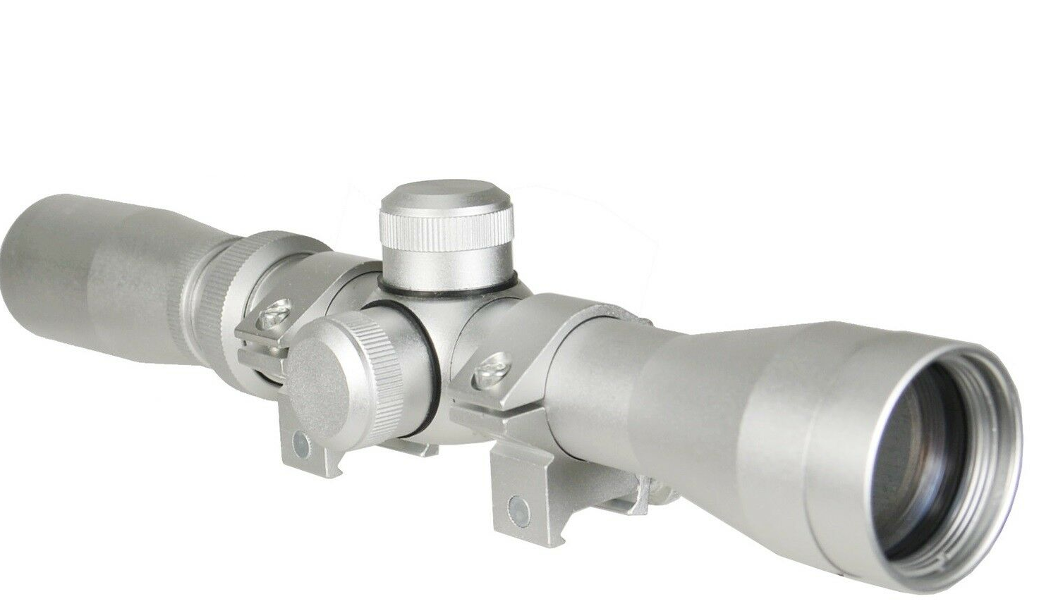 Silver 2-7x32 Long Eye Relief Scout Scope Fits Mosin Nagant 91/30, M44 ...