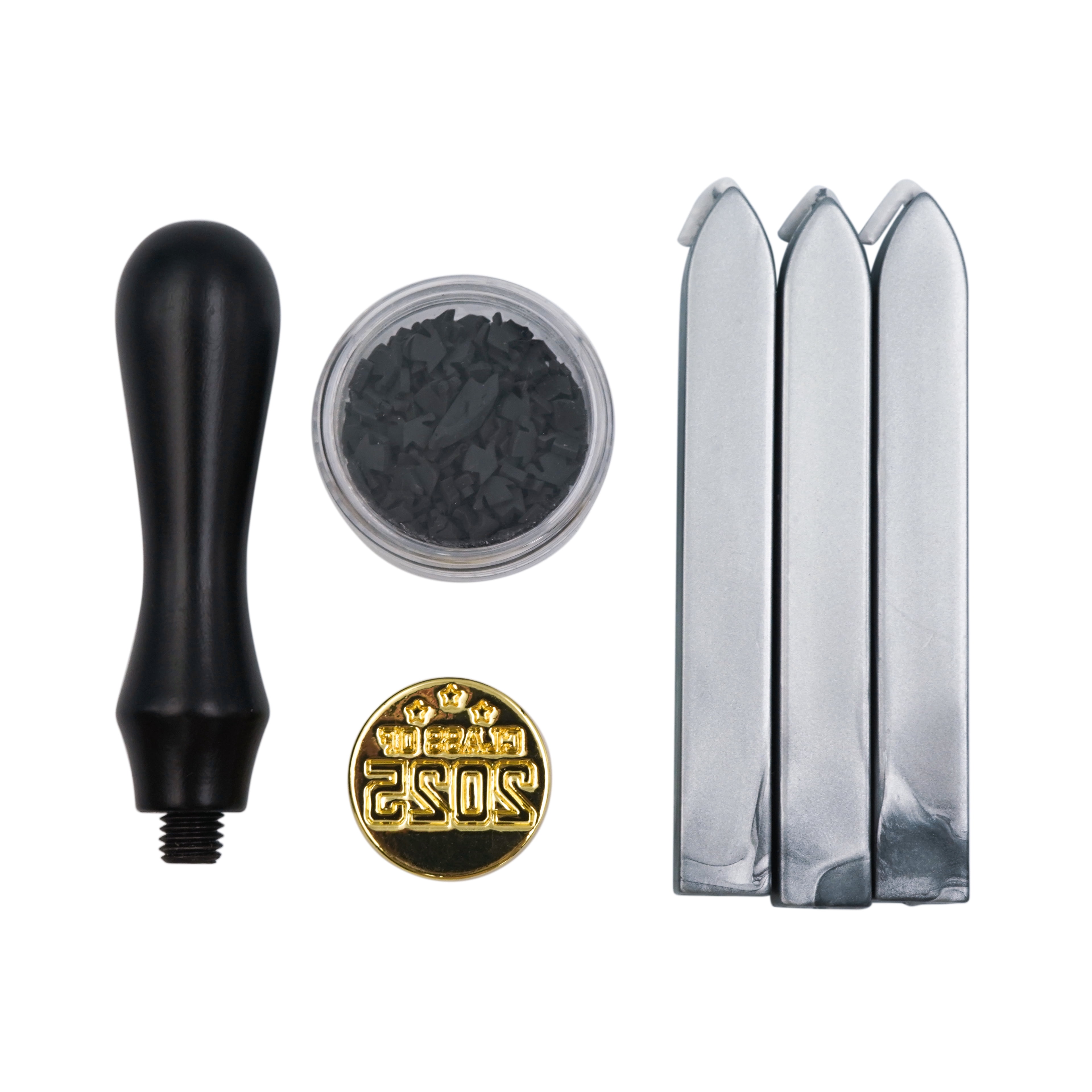 Silver 2025 Graduation Envelope Sealing Wax Stamp Kit by Recollections ...