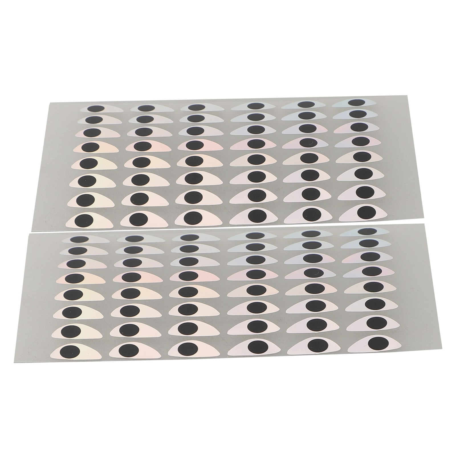 Silver 20mm 2D Flat Fishing Lure With Eye Jigs Sticker Realistic 2D ...