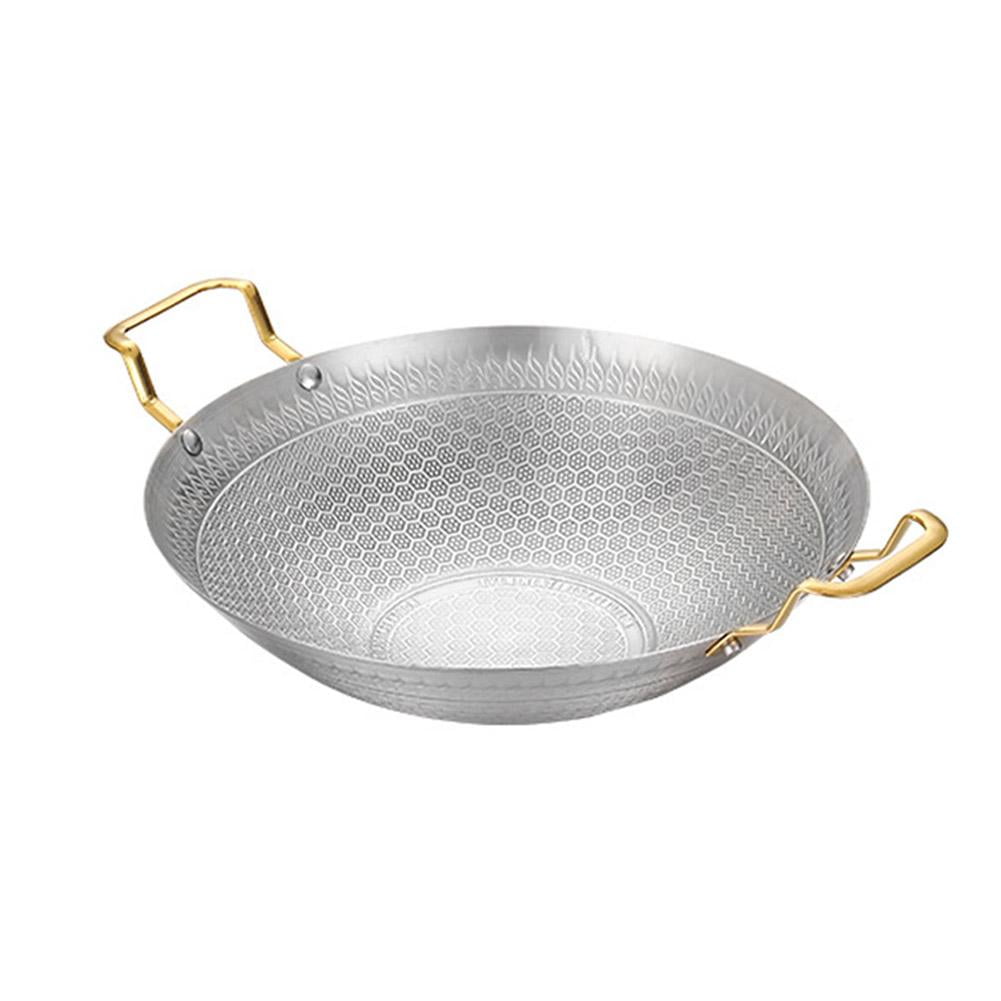 Silver 22cm stainless steel honeycomb dry pot drawer alcohol restaurant ...