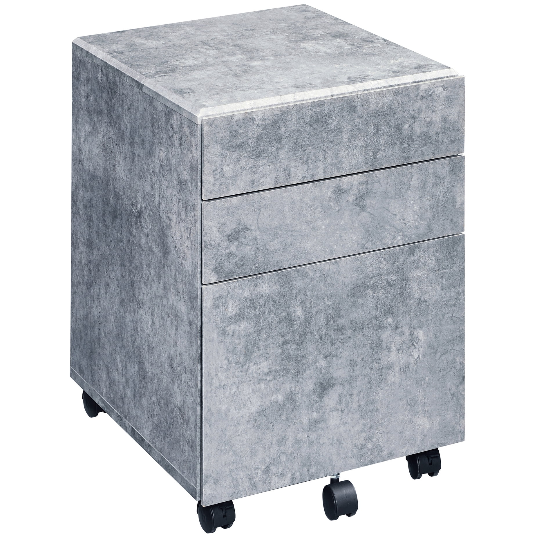 Silver 3-Drawer Office Storage for Files | Use in Office Workspace ...