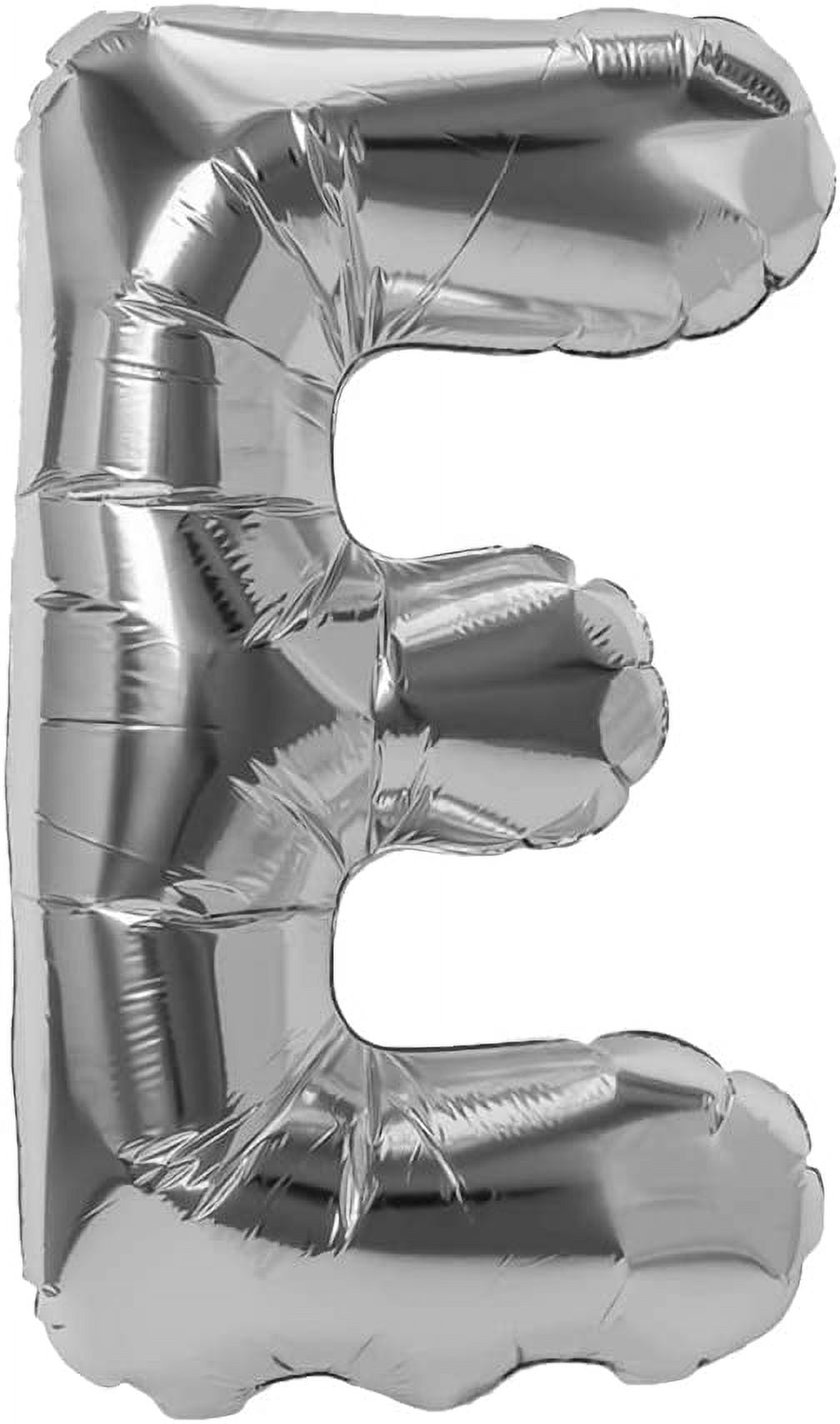 Silver 40 Inch Foil Letter Balloon - Stunning Decor for Unforgettable ...