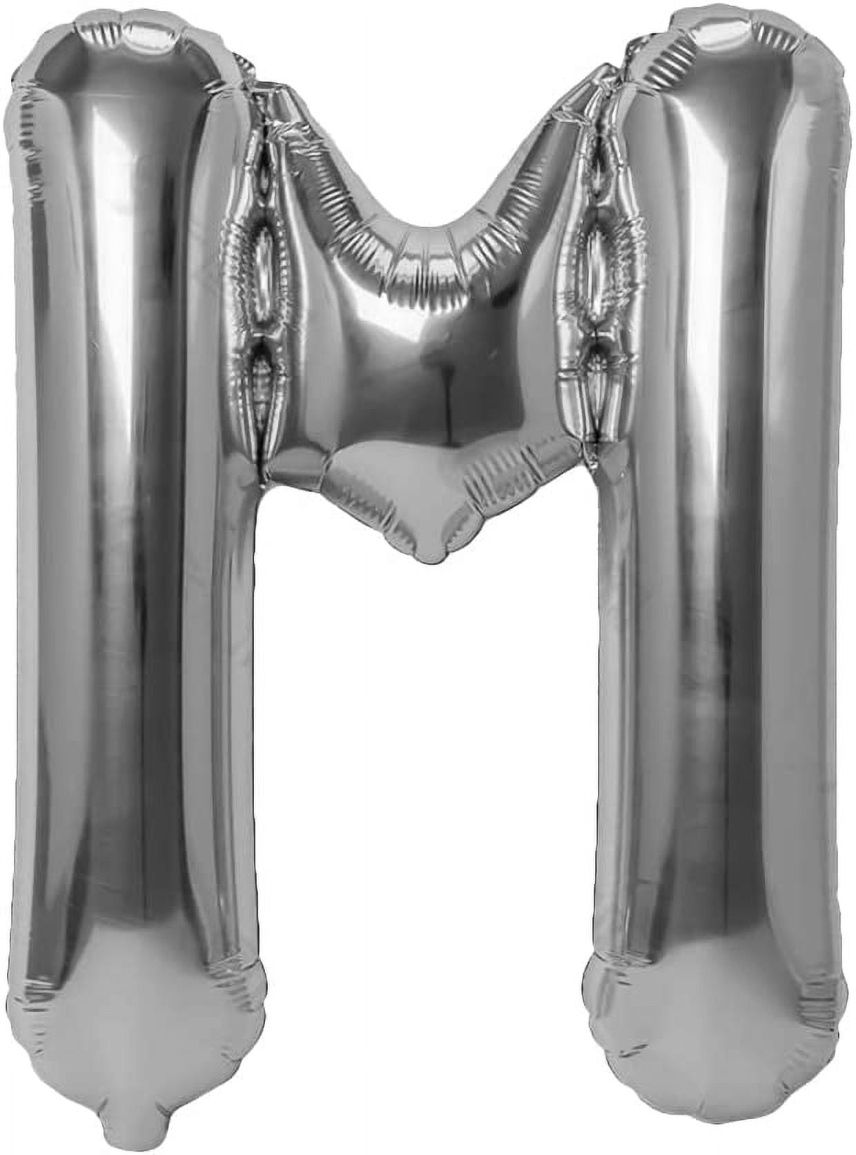 Silver 40 Inch Foil Letter Balloon - Stunning Decor for Unforgettable ...