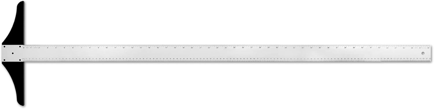 Silver 48-inch Professional Aluminum T-Square for Art Framing ...