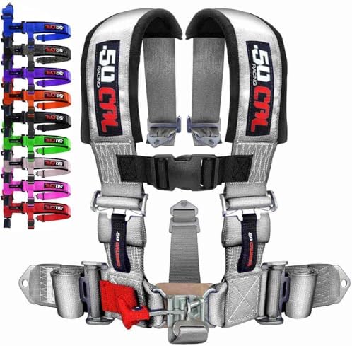 Silver 5 Point Harness with 3" Straps for Cars, Trucks, UTV and Off ...