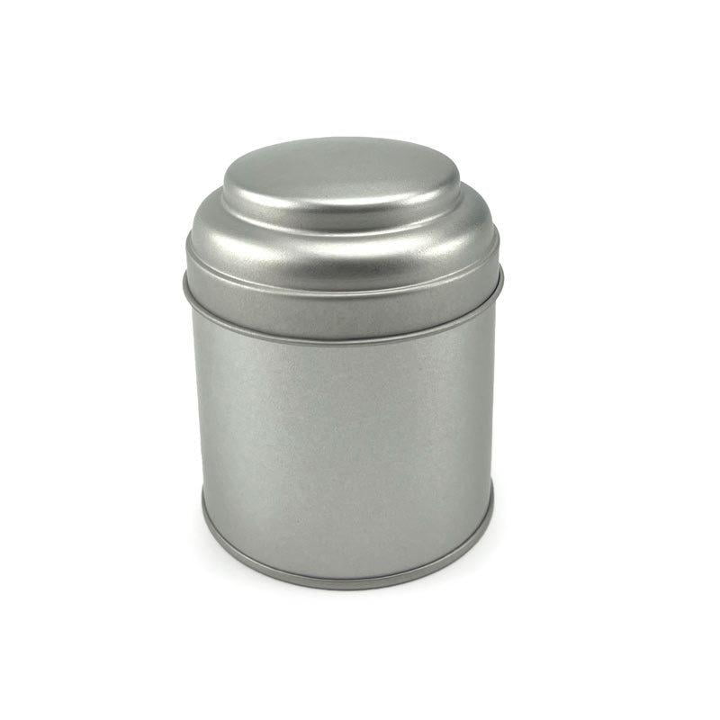 (Silver)50g Small Tea Tins Canister With Airtight Double Lids,Mini Tin ...