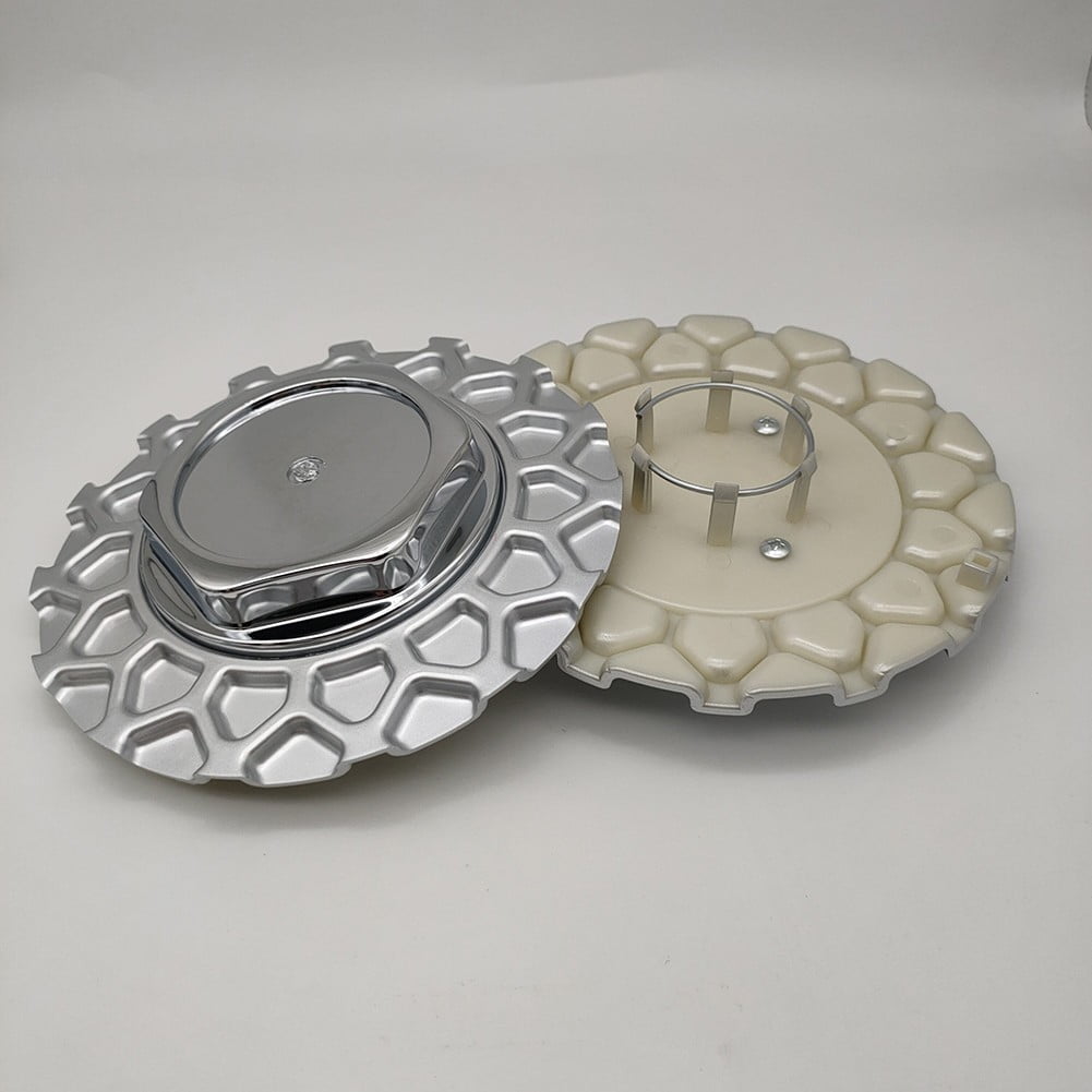 Silver 6.18 inch/2.05 inch 157 MM/52 MM Wheel center hub cap - Walmart.com