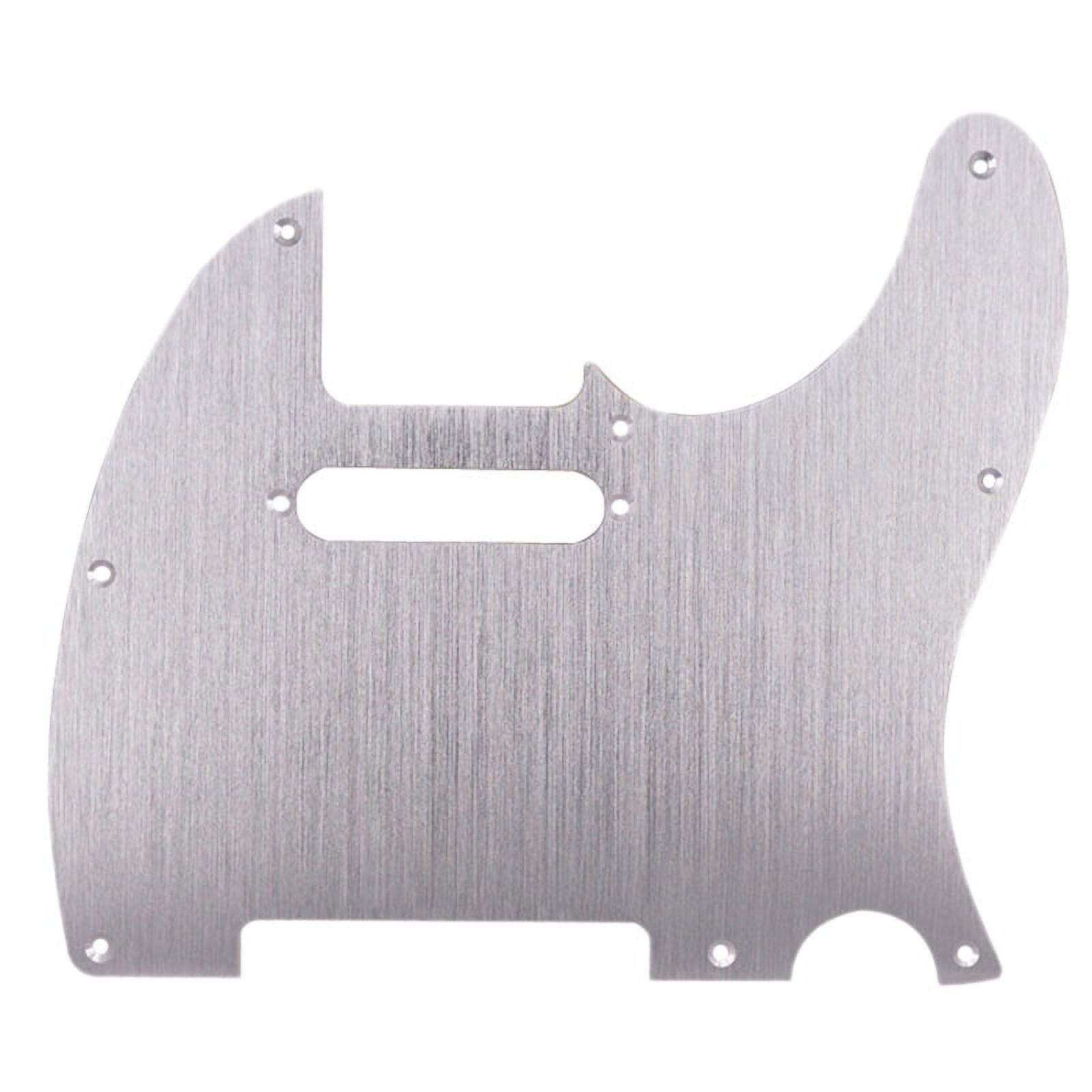 Silver 8 Hole Guitar Pickguard Metal Pick Guard for Standard Pickguard ...