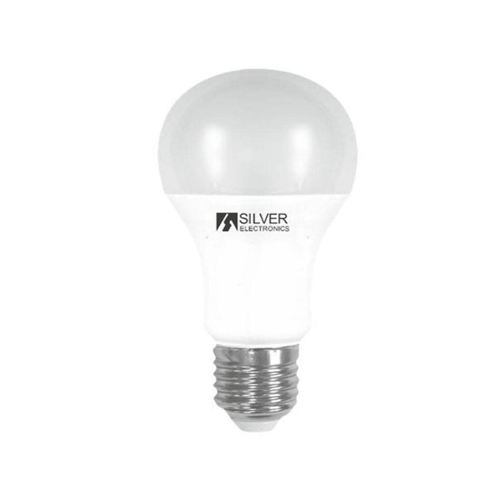 Silver 980527 Standard LED Bulb Aluminium E27 15W Warm Light - Walmart.com