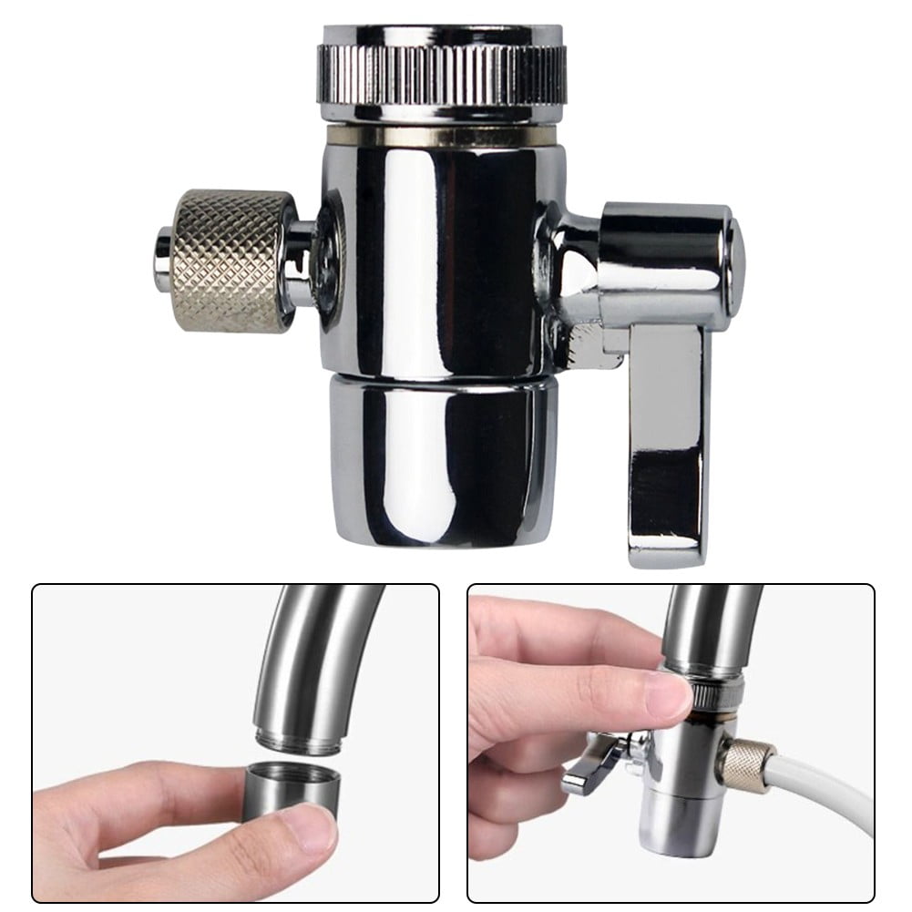 Silver Above Counter Water Filter for 1/4" RO Tubing - Walmart.com