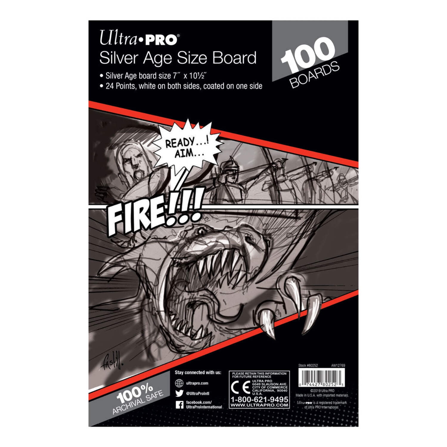 Silver Age Size Comic Boards (100ct) - Walmart.com