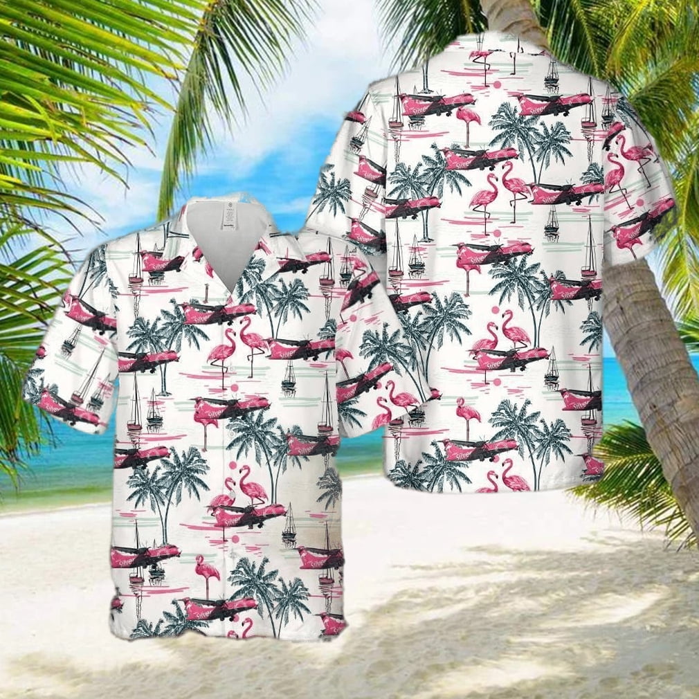 Silver Airways Atr 42 600 Hawaiian Shirt - Walmart.com