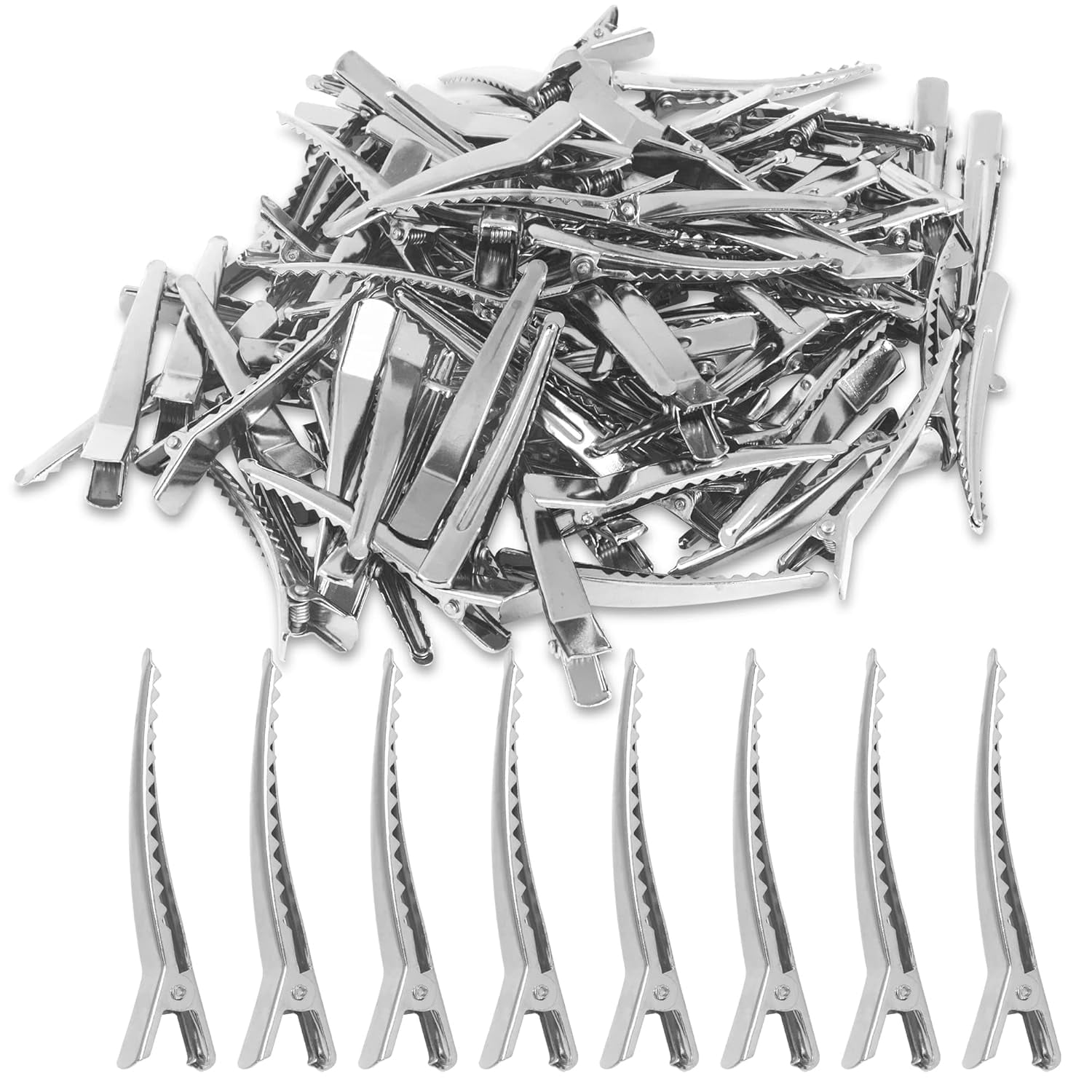 Silver Alligator Teeth Prongs Clips ,Holders for Hair Care, Arts ...