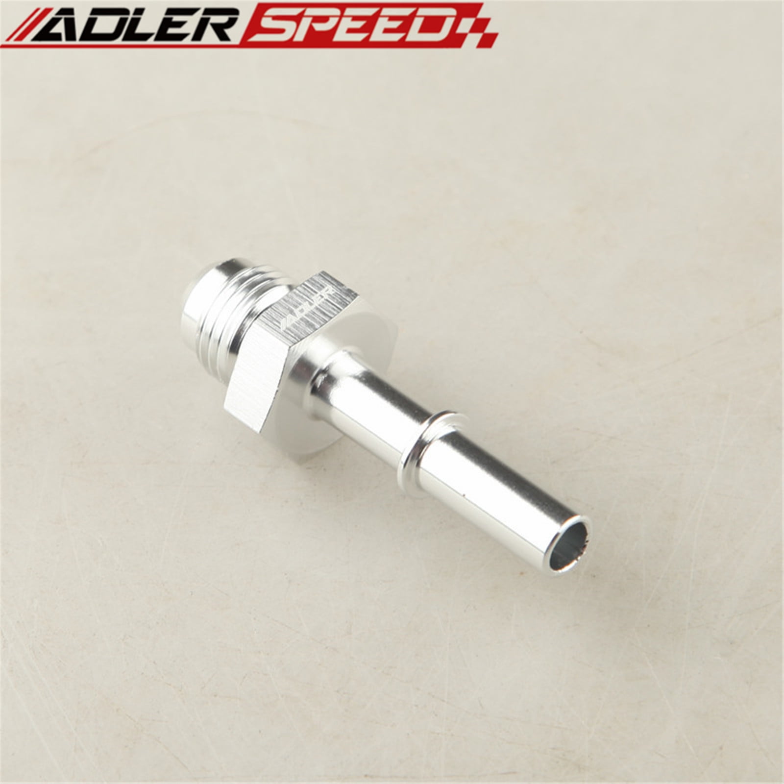 Silver-Aluminum 6AN AN6 to 3/8 Inch Male Fuel Fitting Adapter, Quick ...
