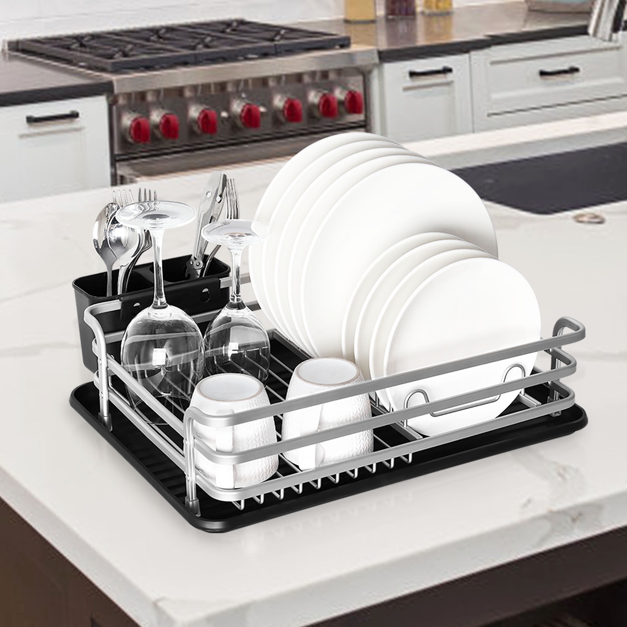 Silver Aluminum Dish Rack - Walmart.com