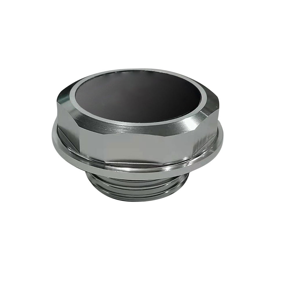 Silver-Aluminum Engine Oil Filler Cap for Racing Vehicle, Precious Oil ...