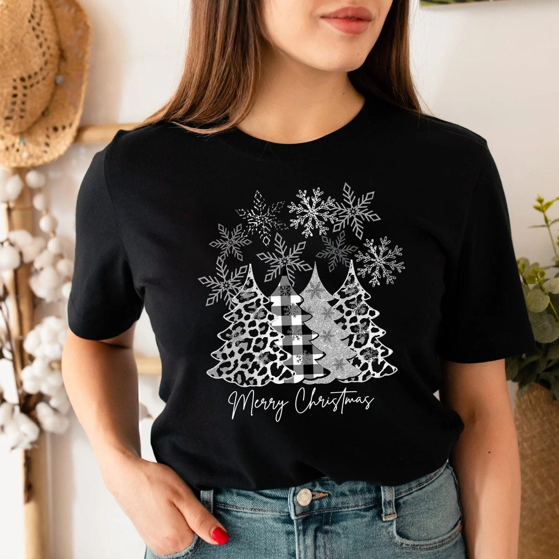 Silver And Black Panther Shirt, Merry Shirt, Panther Tree, Cheetah ...
