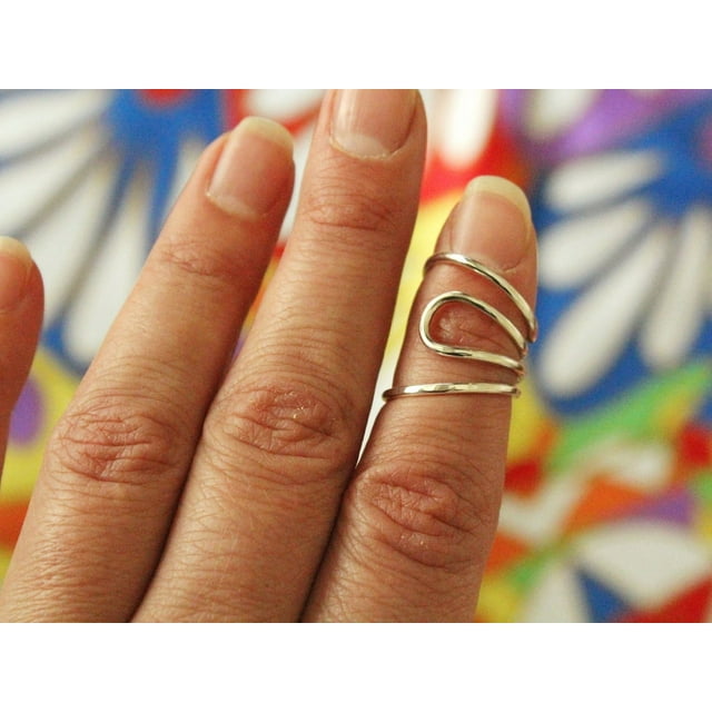 Silver Arthritis Splint Ring – Lateral Deviation & Mallet Finger ...
