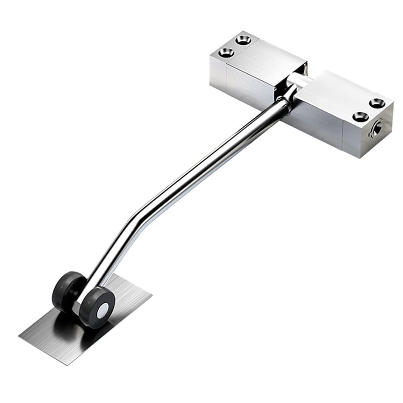 Silver Automatic Door Closer, Adjustable Spring Door Closer Doors ...