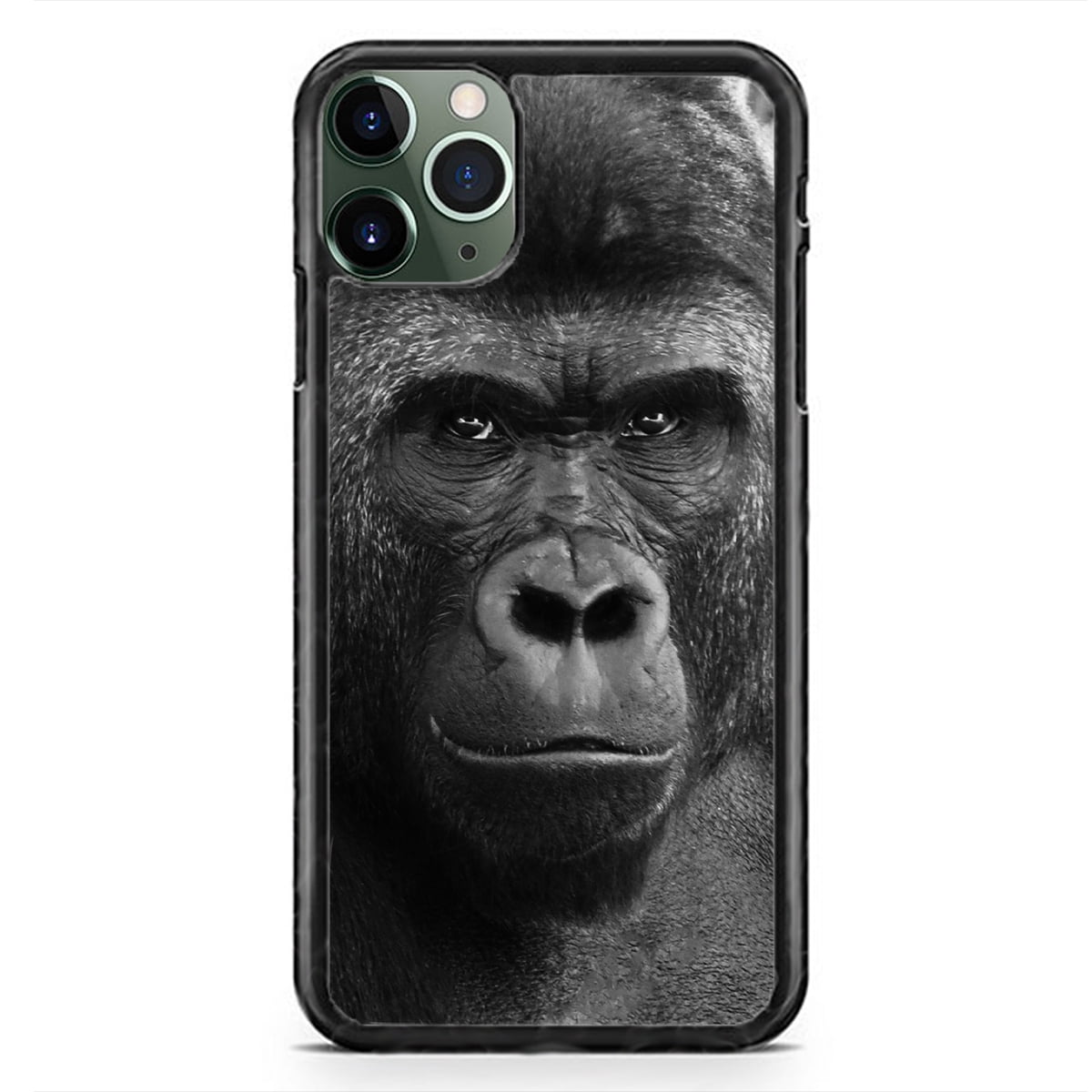 Silver Back Gorilla Ape Animal Slim Shockproof Hard Rubber Custom Case ...