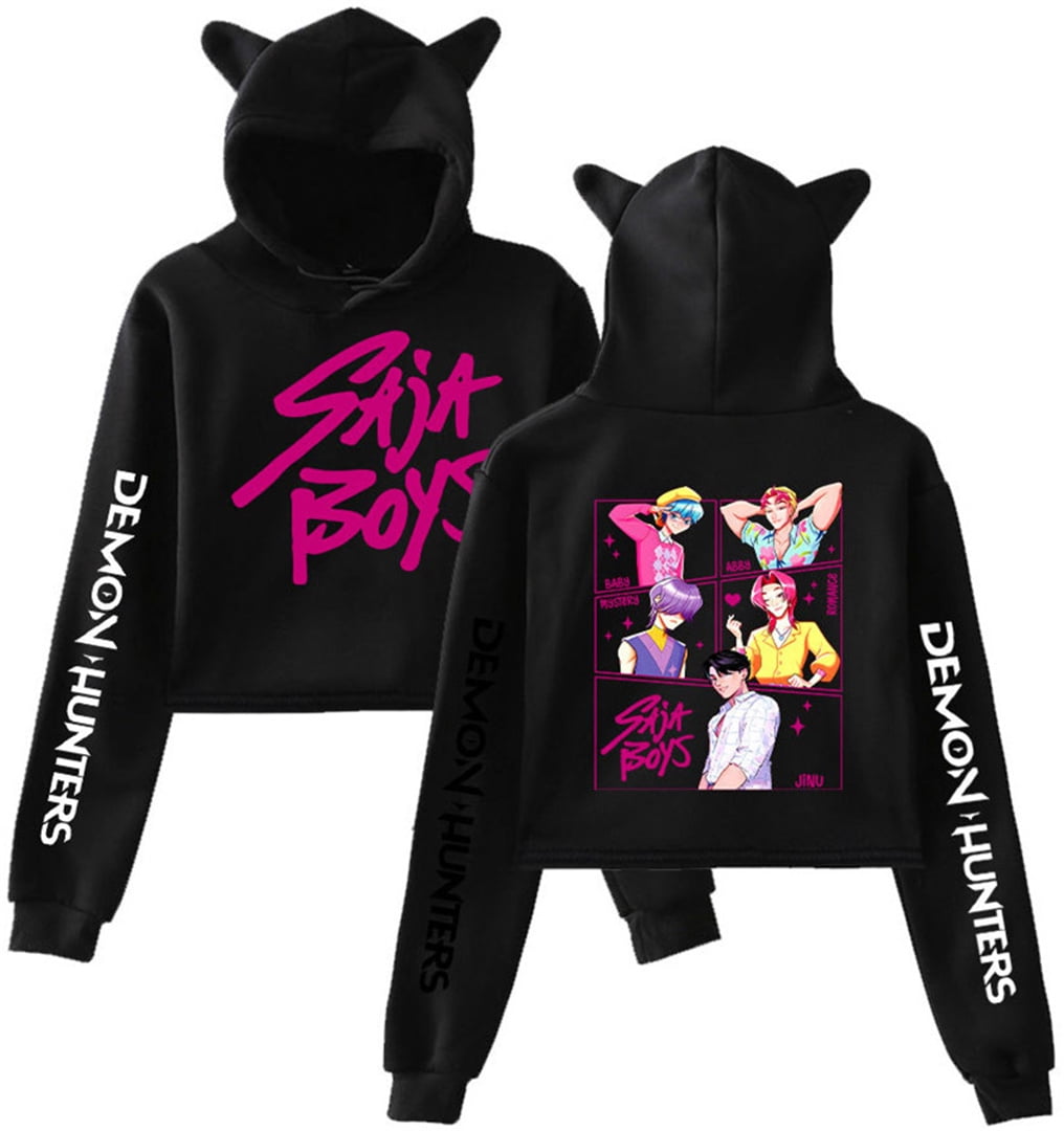 Silver Basic KPOP Women's Short Hoodie With Letter Cartoon Pattern ...
