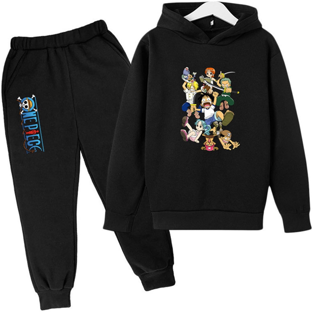 Silver Basic One Piece Children's Fashion Sweatshirt Anime Character ...
