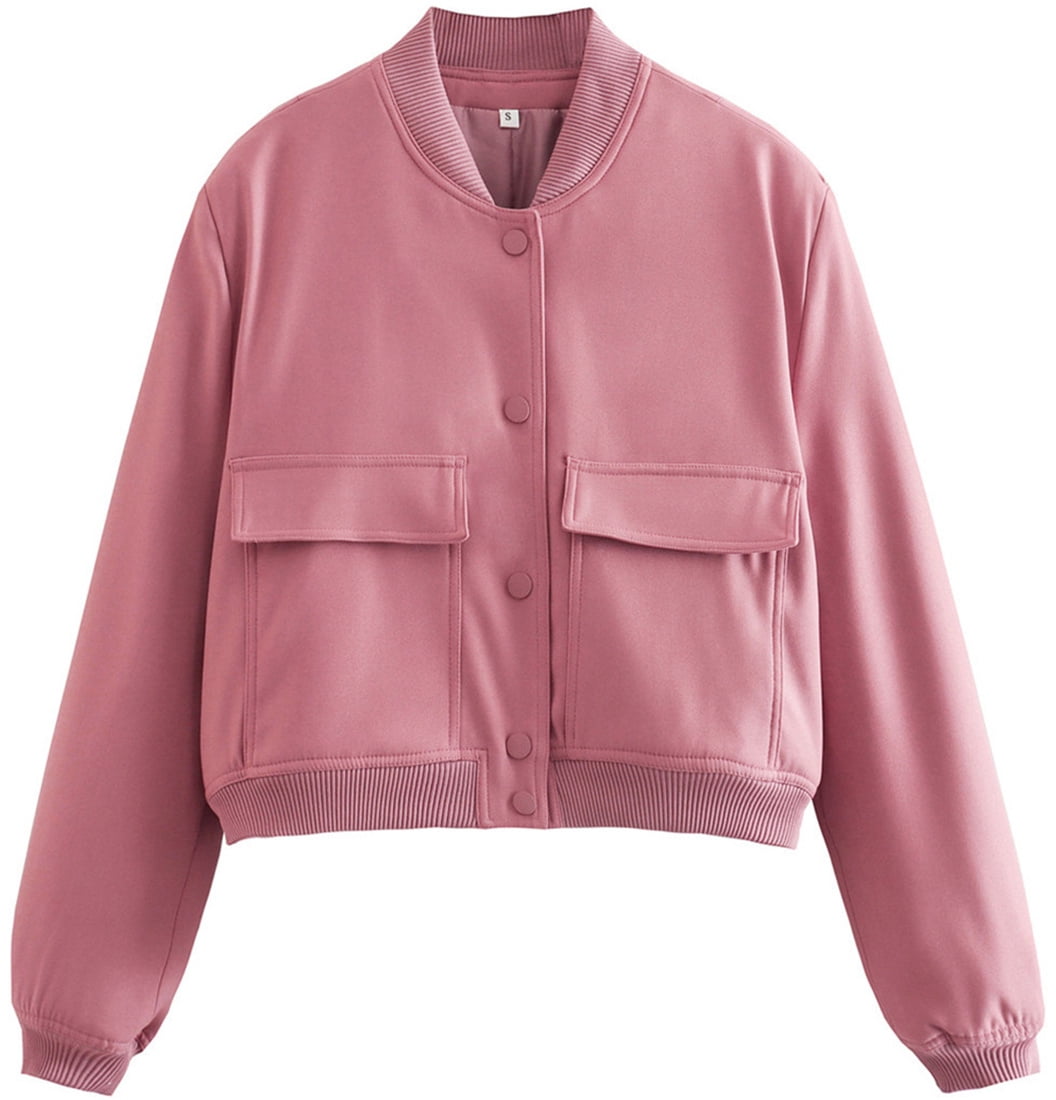 Silver Basic Women's Short Jacket Lightweight Outdoor Jacket Travel ...